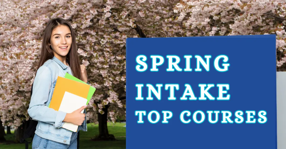 Spring Intake Top Courses for International Students